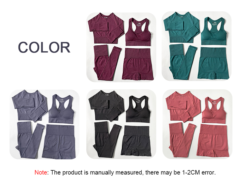 Wholesale seamless yoga clothing set sports suit women sportswear sports outfit fitness set ...